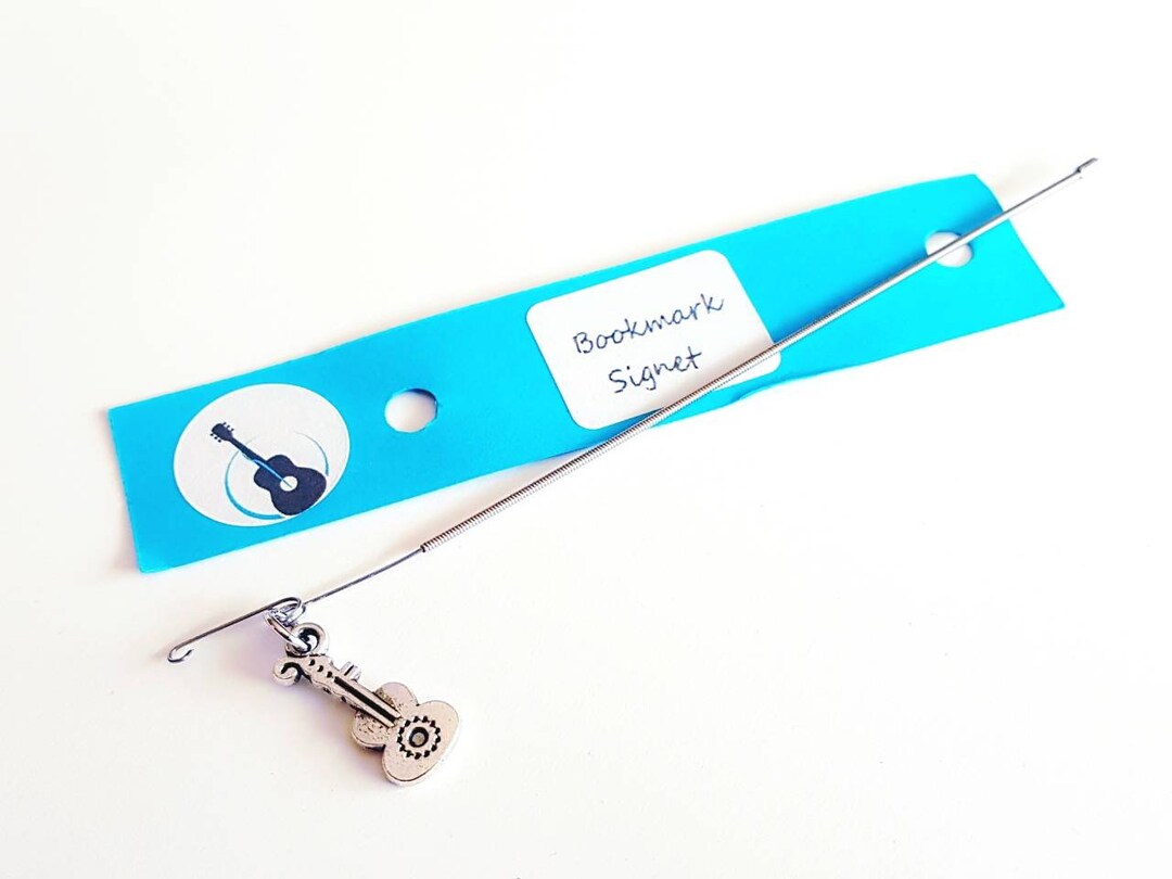 Guitar String Bookmark, Guitar Teacher Gift, Musician Gift, Recital ...