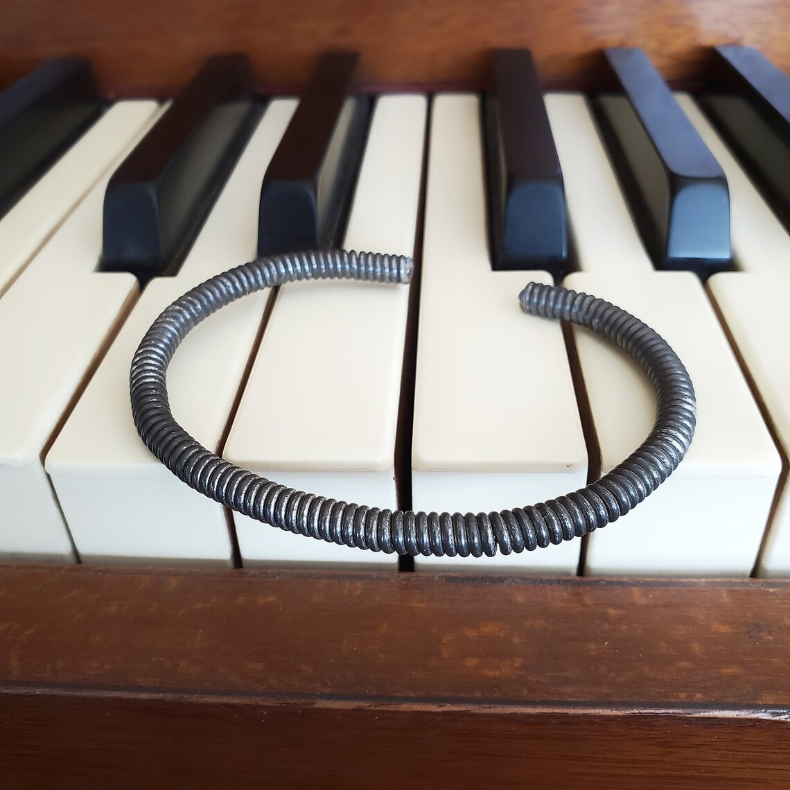 Piano String Cuff Bracelet Unisex Men's Bracelet Piano - Etsy Canada