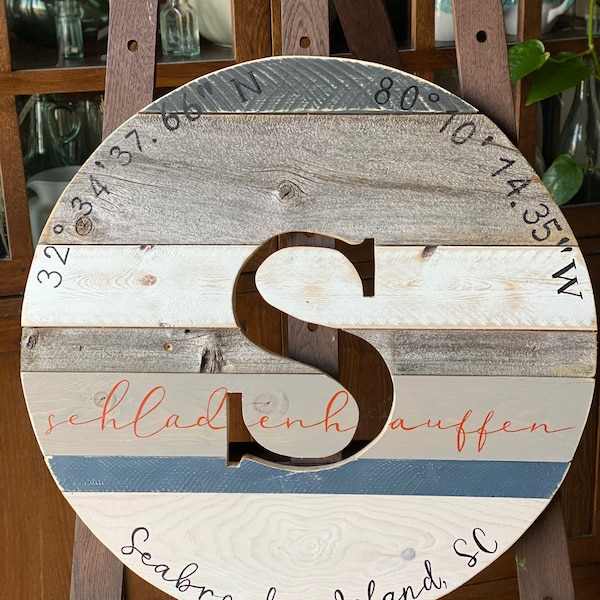 Latitude Longitude Sign - Etsy