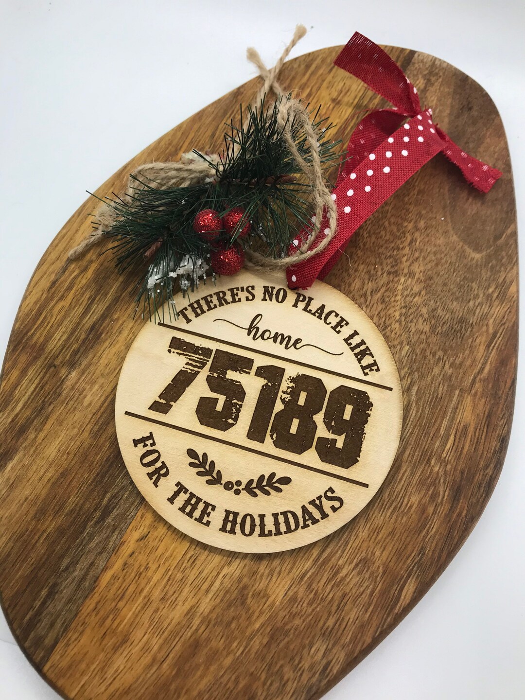 Zip Code Ornament Zip Code Home Décor Zip Code Christmas - Etsy