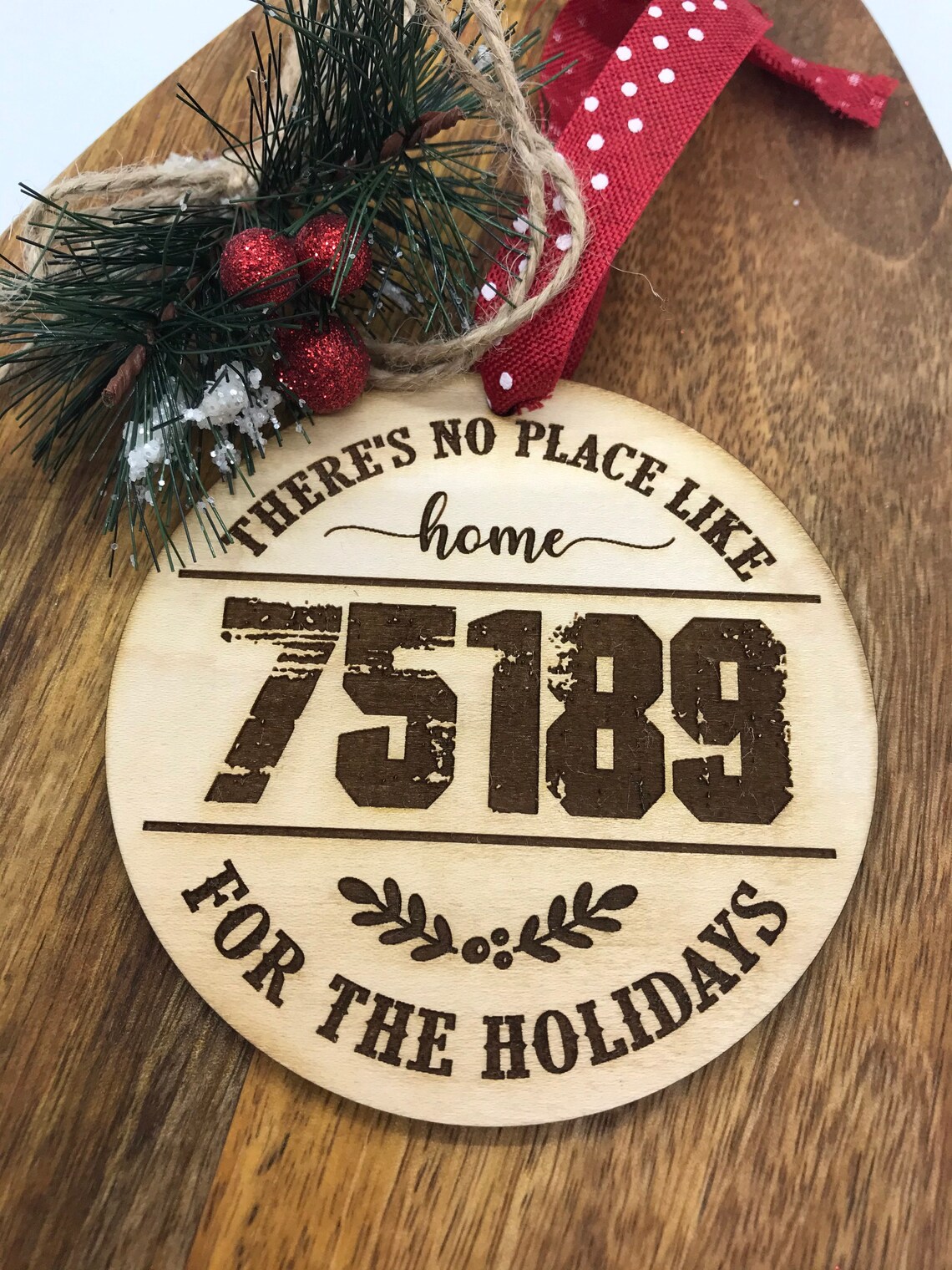 Zip Code Ornament Zip Code Home Décor Zip Code Christmas | Etsy