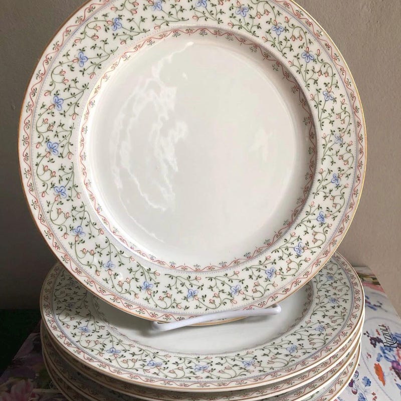 Painted Dinner Plates Set - Etsy