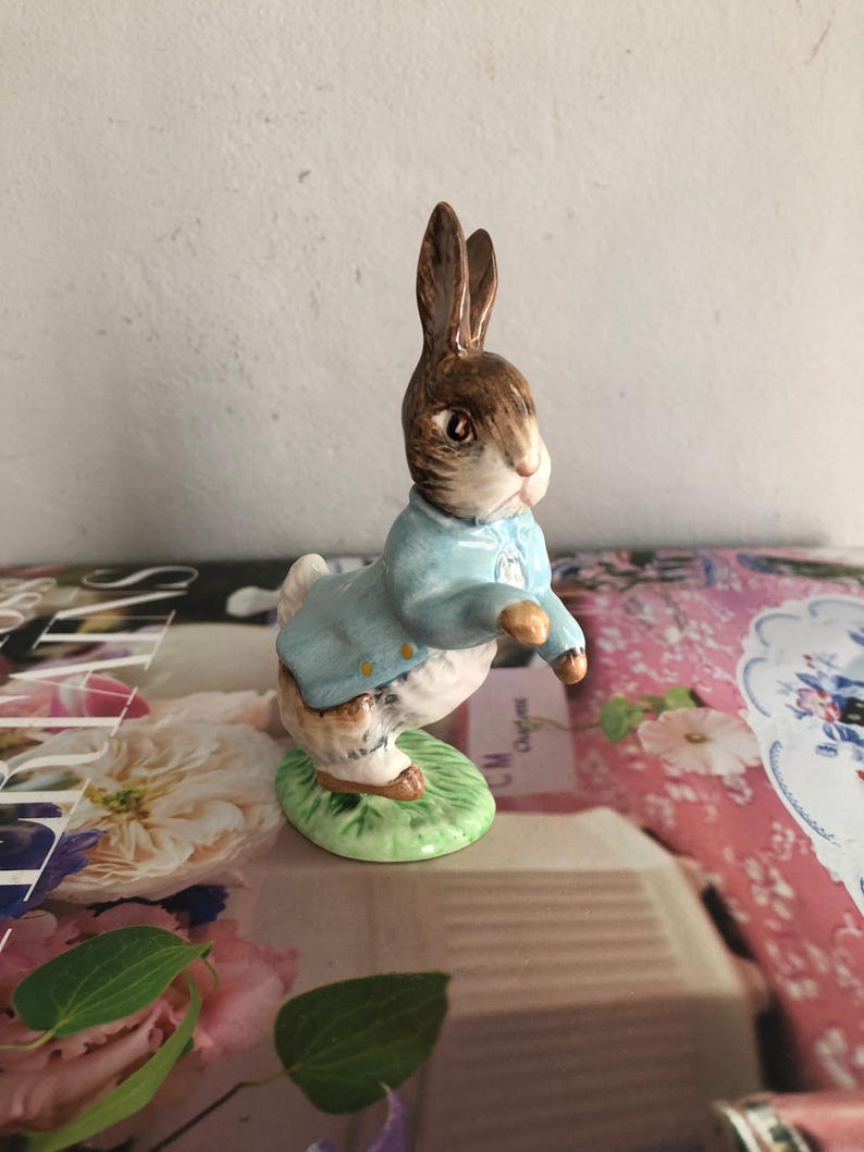 Beatrix Potter Peter Rabbit Figurine Beswick England 1948 Vintage ...