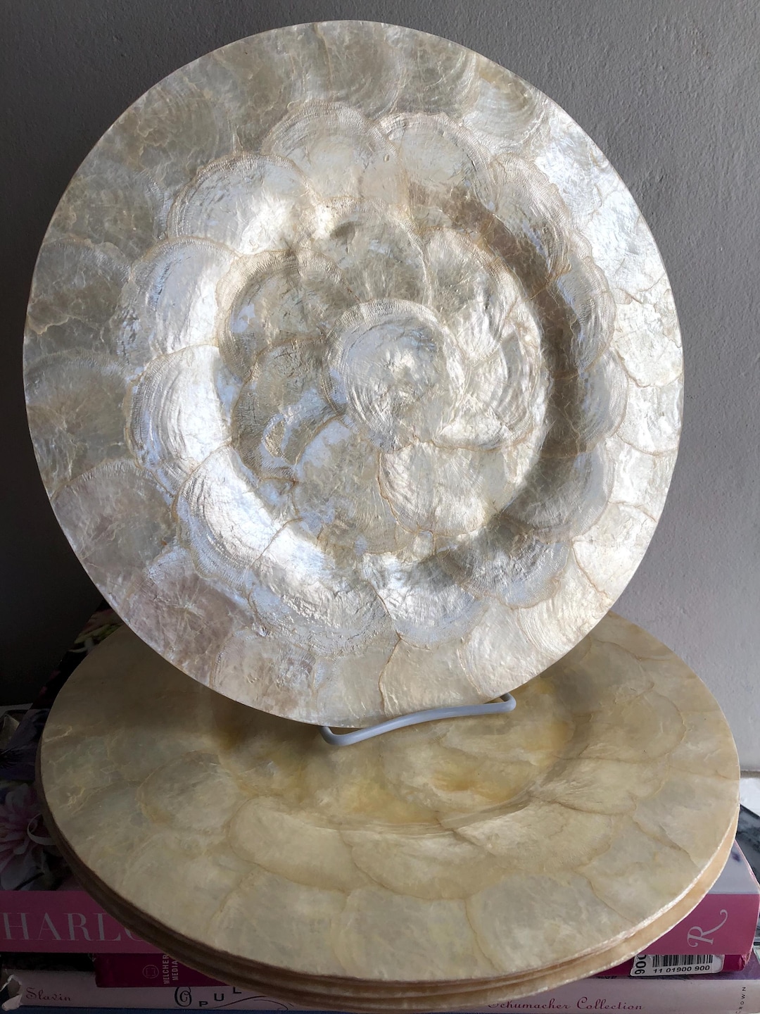 1960s-70s Shell-craft Capiz Plate Chargers - Multiple Sets - MCM ...