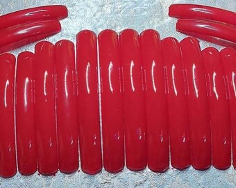 Red False Nails - Etsy