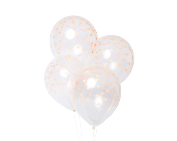 Neon Orange Star Balloons | 11" Latex Balloon bunch | Stars, Circus ...