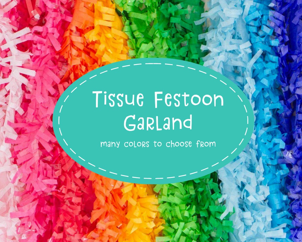 Tissue Paper Garland Festooning