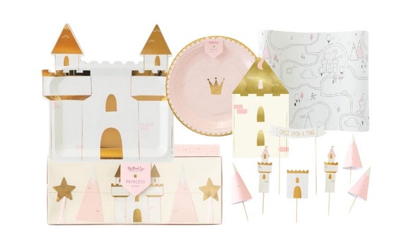 Princess Party Supplies | Princess Castle Plates and Napkins | Once ...