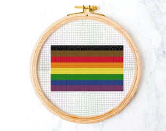 Trans Pride Flag Cross Stitch Pattern LGBTQ Home Décor - Etsy