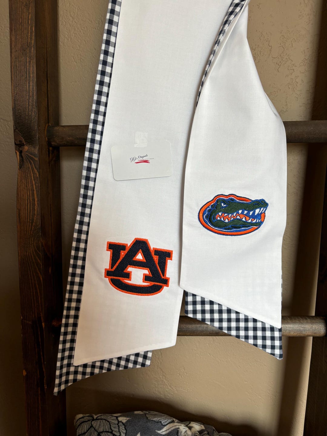 Custom College Wreath Sash - Game Day Wreath Sash - Football Season ...
