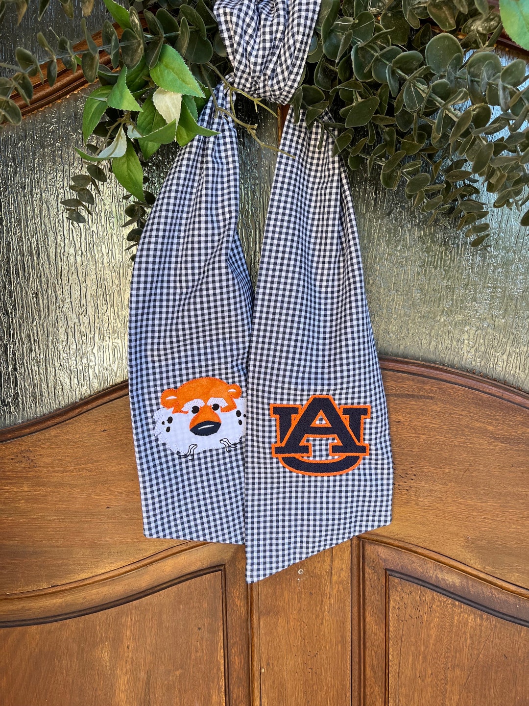 Game Day Wreath Sash - College Wreath Sash - Football Season - Orange ...