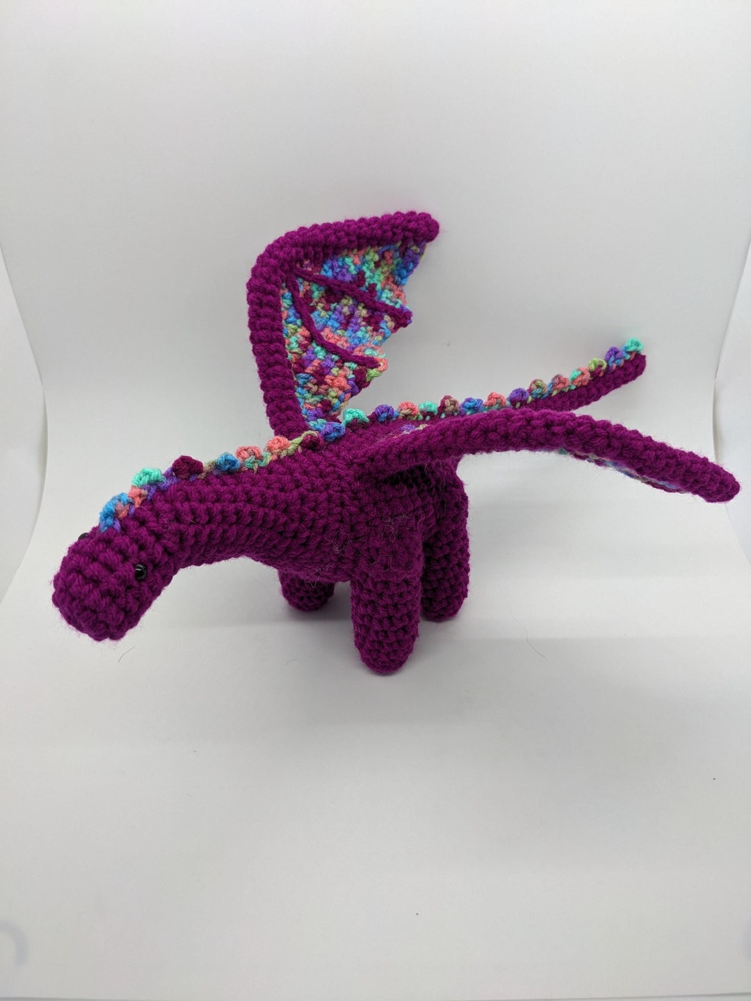 Plush Crochet Taffy Dragon - Etsy