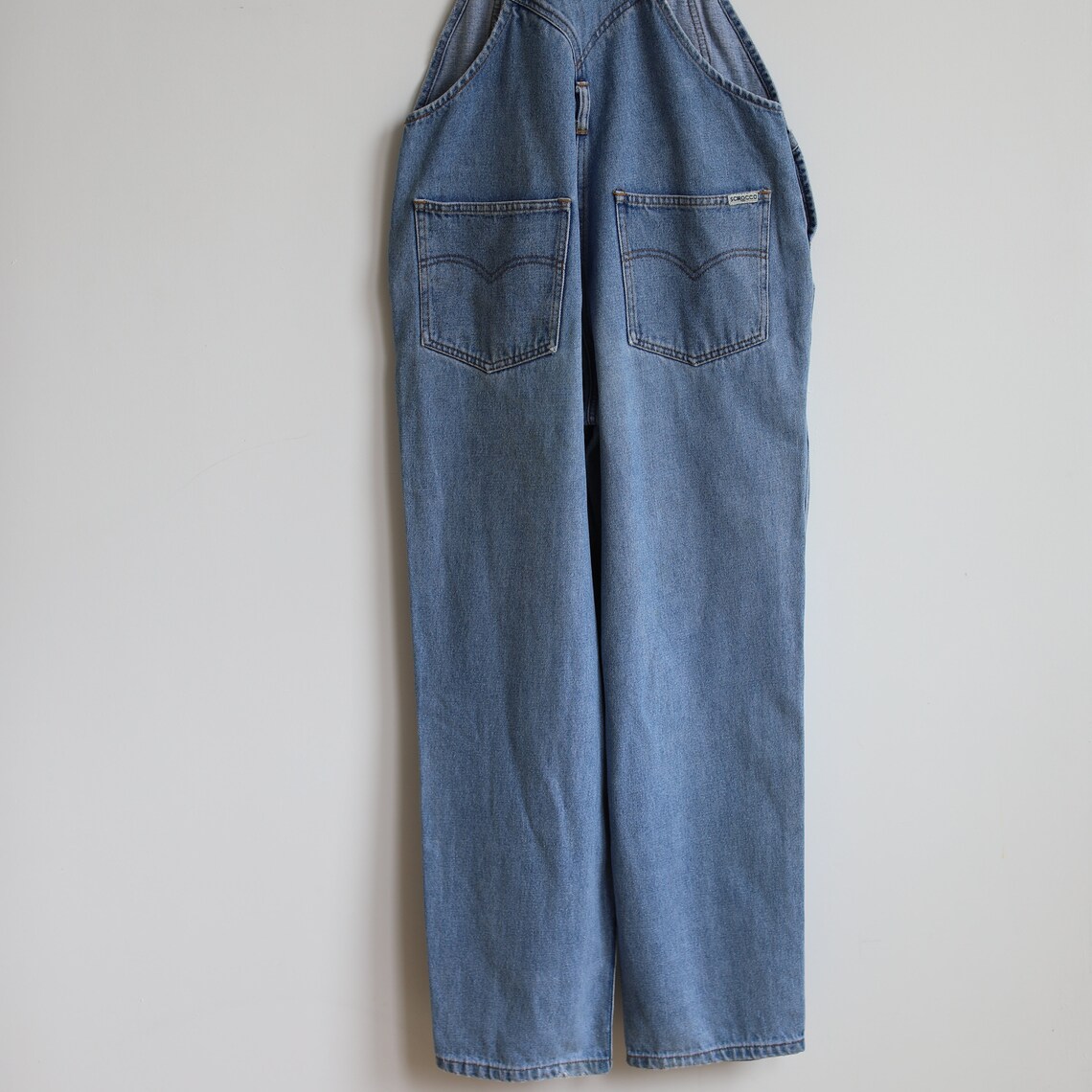 Vintage Light Blue Wash Denim Dungarees. Originally Women’s Size XXS ...