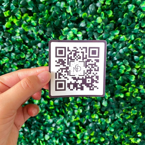 Qr Code Stickers - Etsy