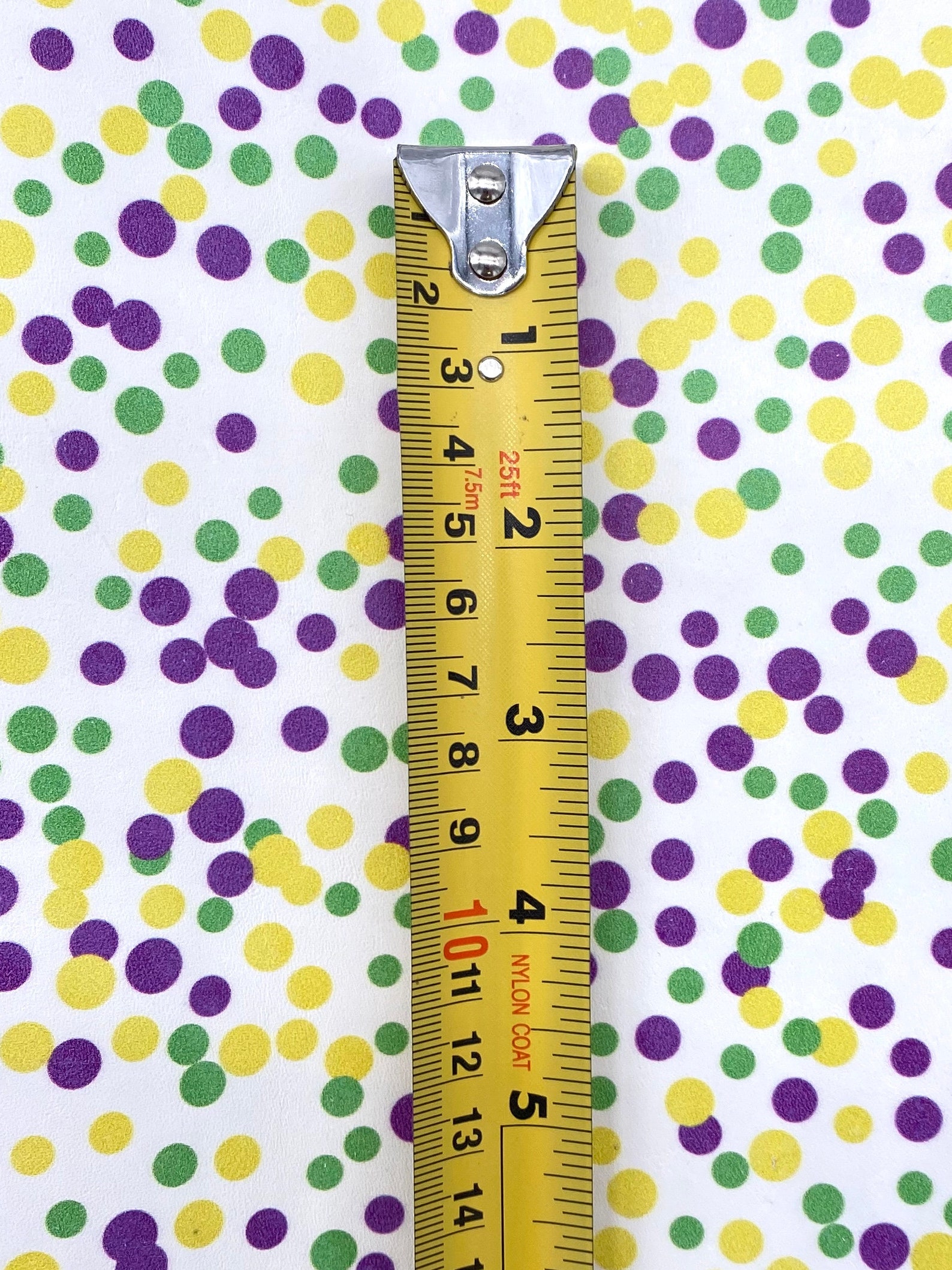 Printed Leather Mardi Gras Polka Dots Leather Panels - Etsy