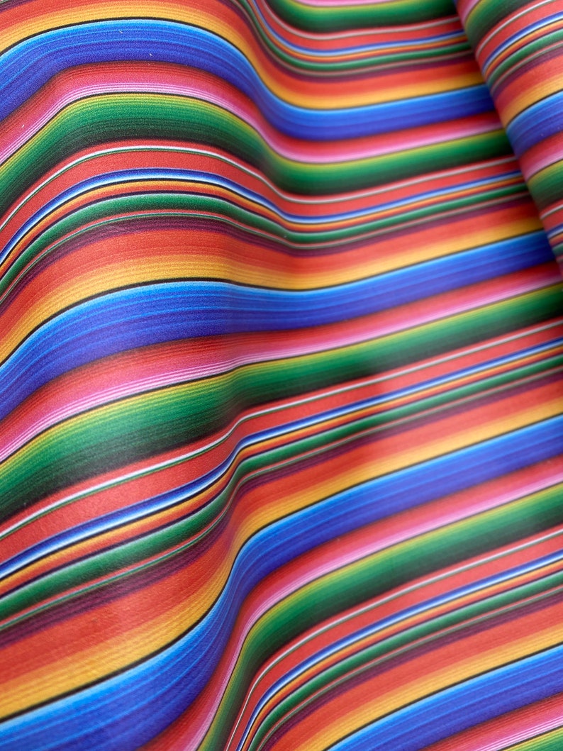 Printed Smooth Leather Serape Print on Smooth Cowhide | Etsy