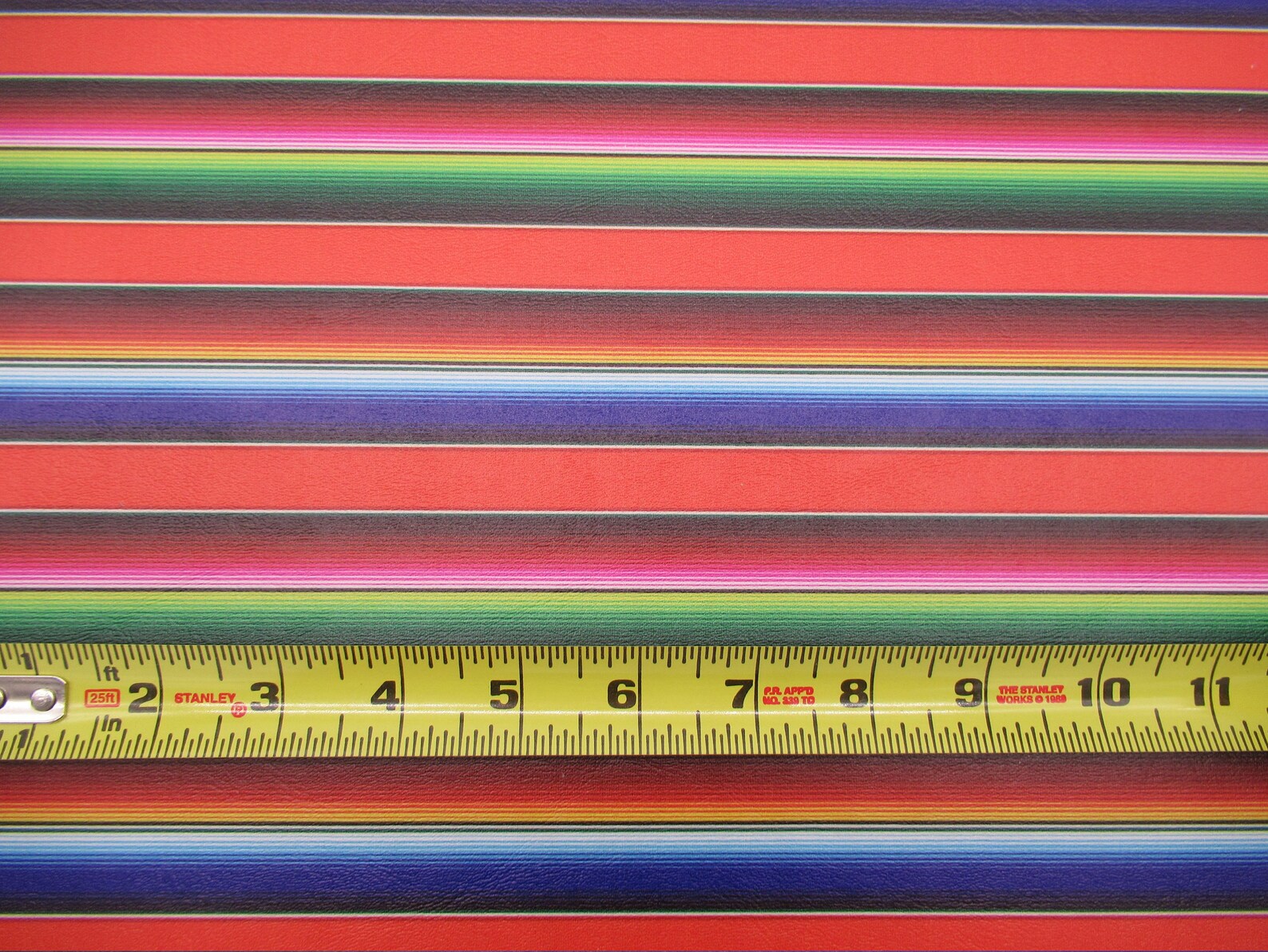 Marine Vinyl Yard Orange Serape Faux Printed Leather Sheet - Etsy