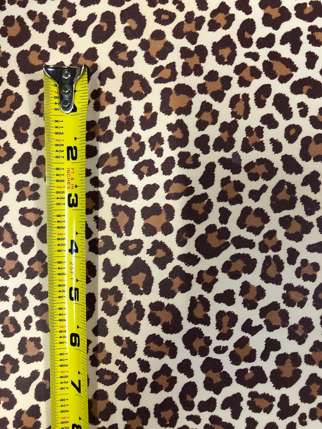 Printed Leather Cheetah Leather Panels Earring Leather | Etsy