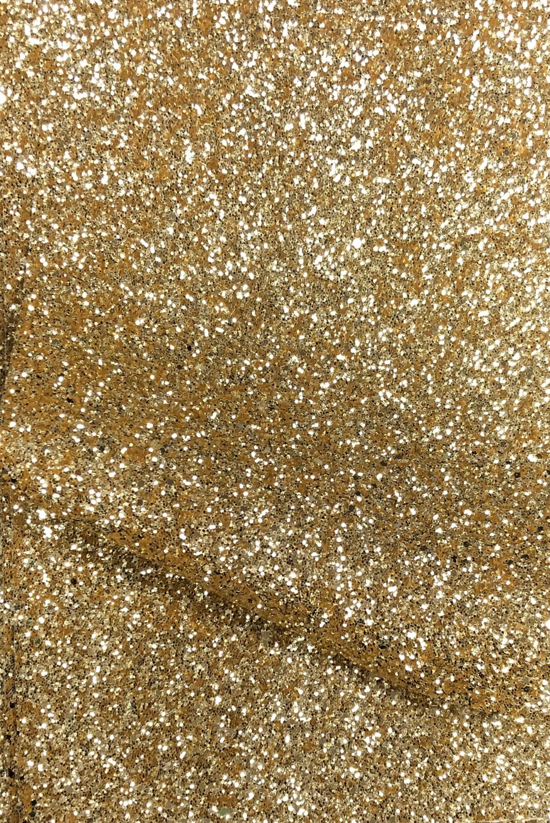 Glitter Faux Leather Light Gold Chunky Glitter Sheet Hair Bow Fabric ...