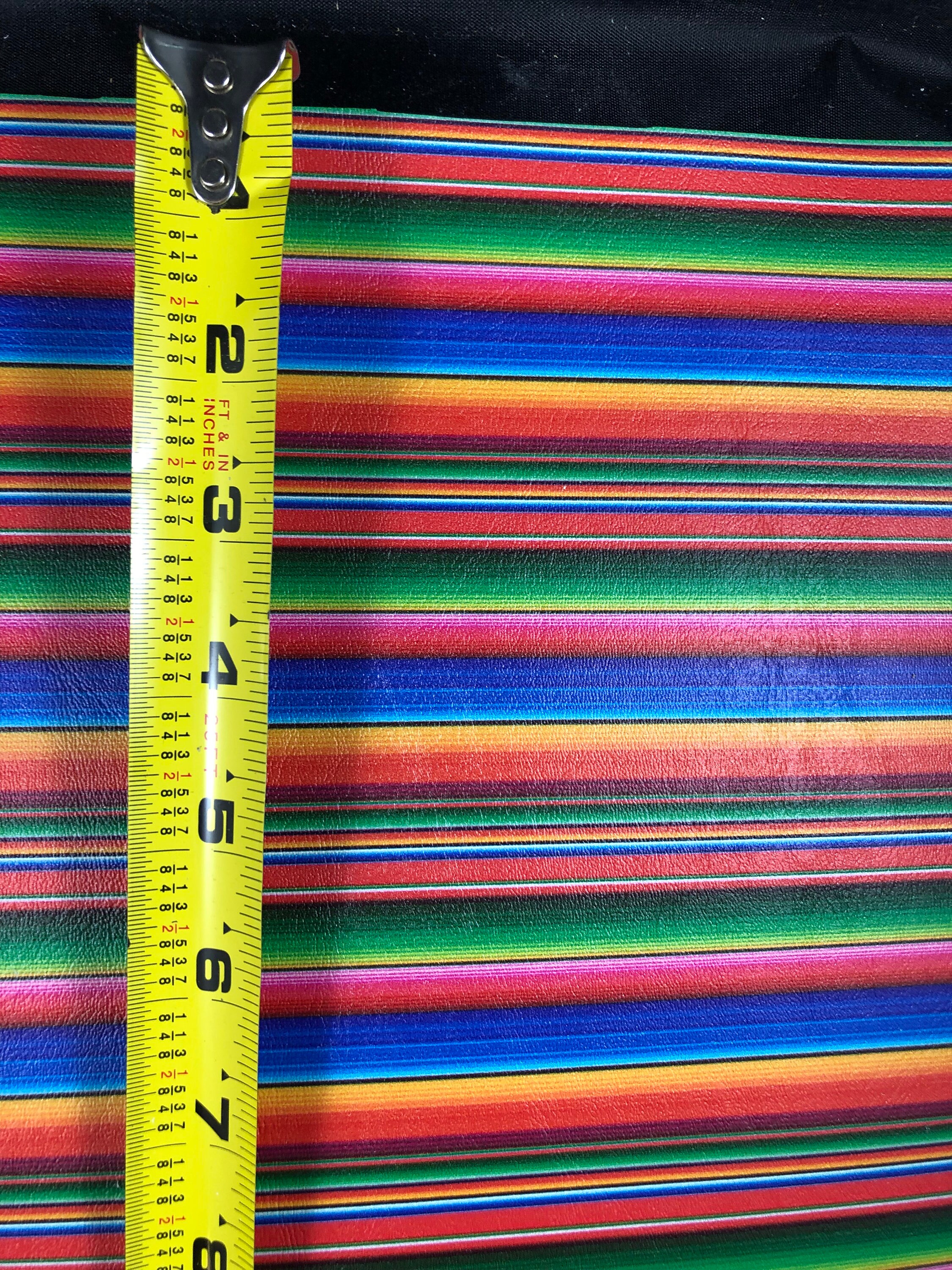 Marine Vinyl Yard Serape Faux Printed Leather Earring | Etsy