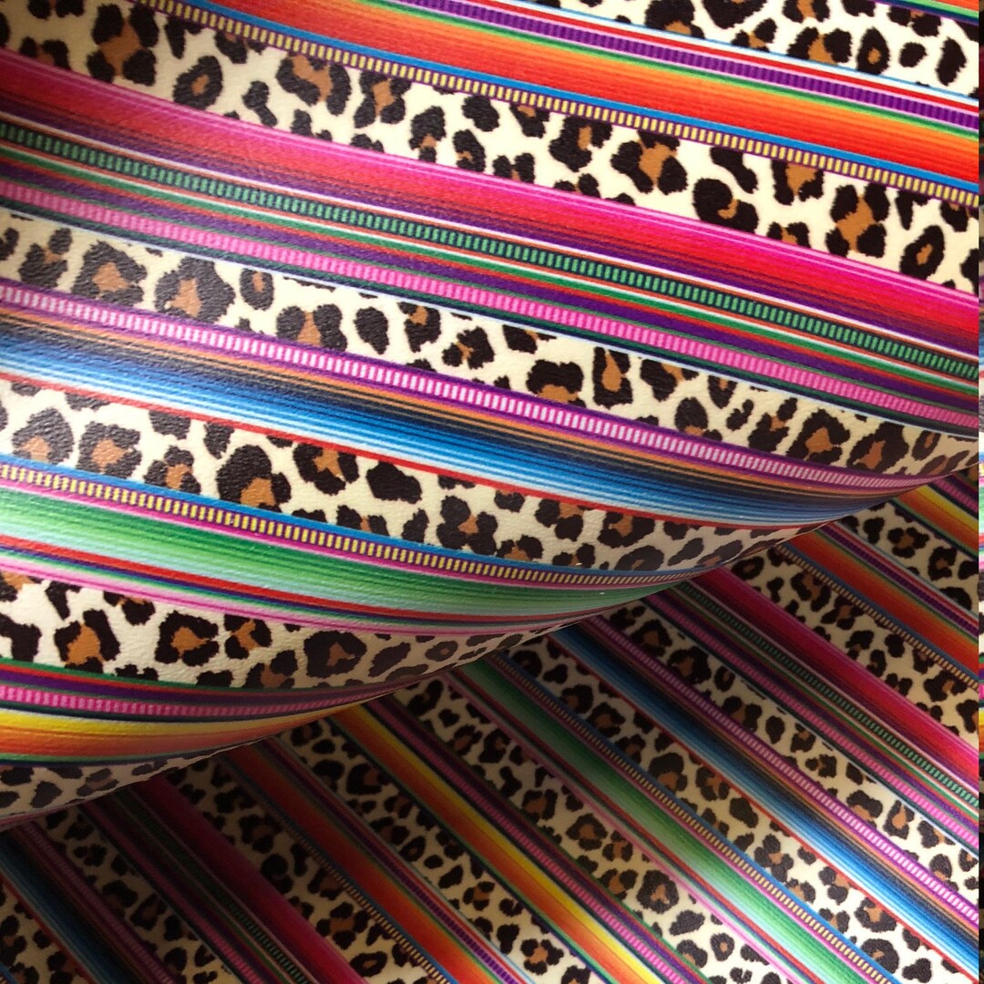 Marine Vinyl Yard - Wild Serape - Faux Printed Leather - Earring ...