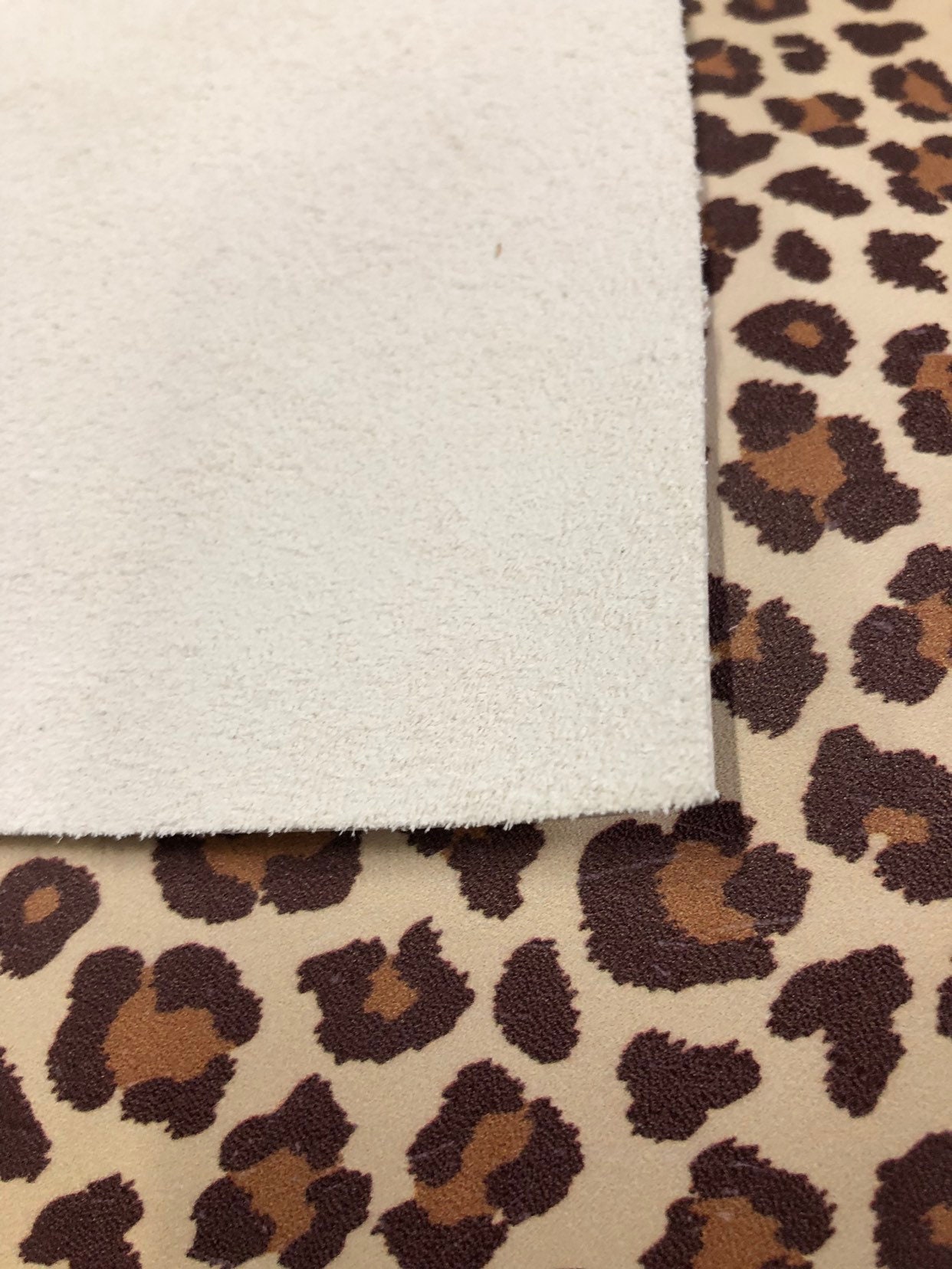 Printed Leather Cheetah Leather Panels Earring Leather - Etsy