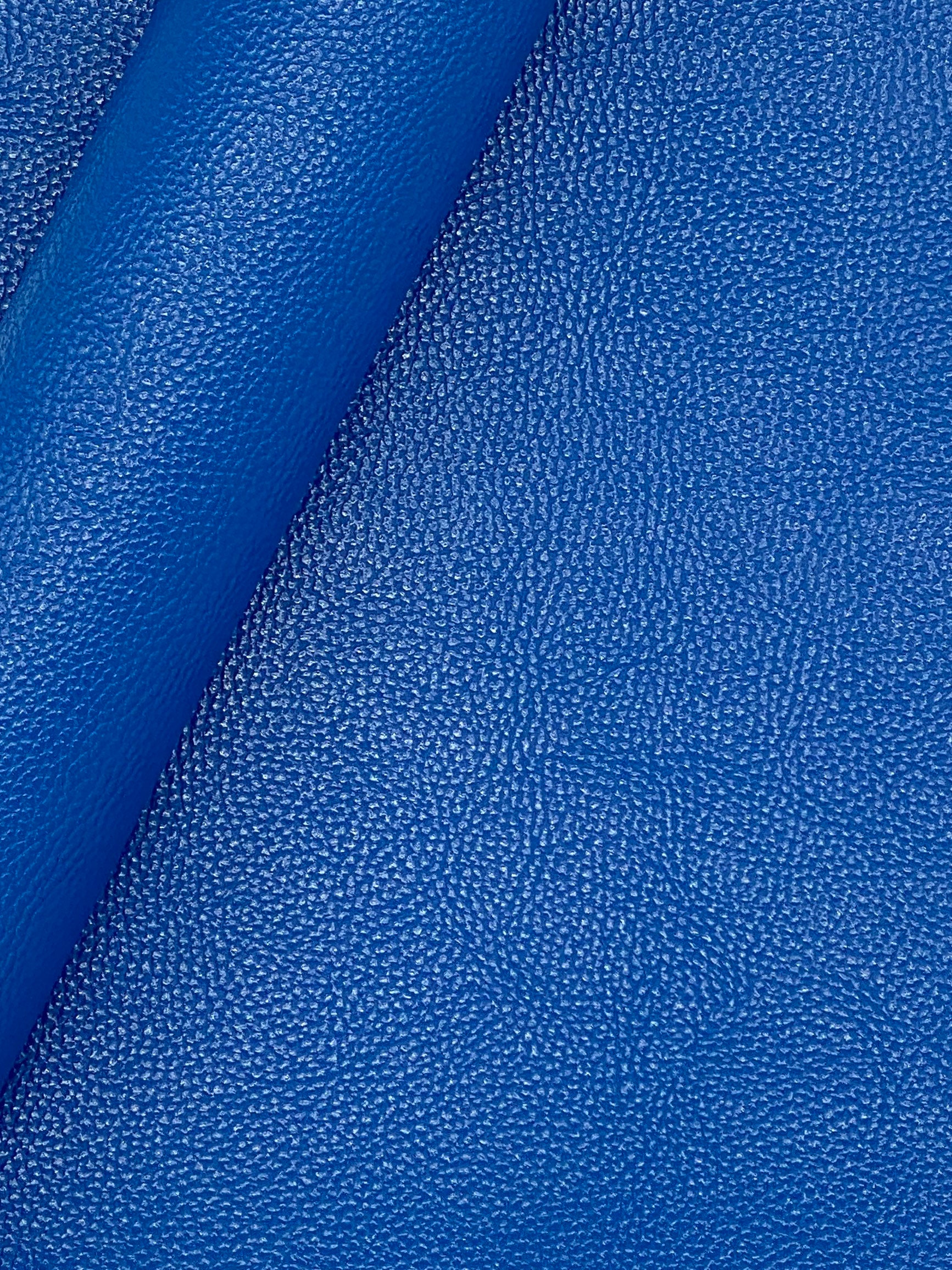 Faux Leather Bold Blue Pebble Grain Faux Leather Faux - Etsy
