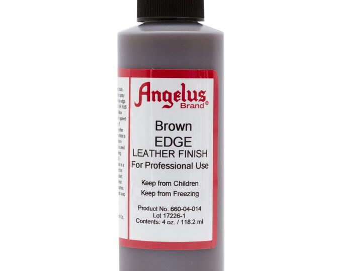 Angelus Edge Leather Finish - Brown - Etsy
