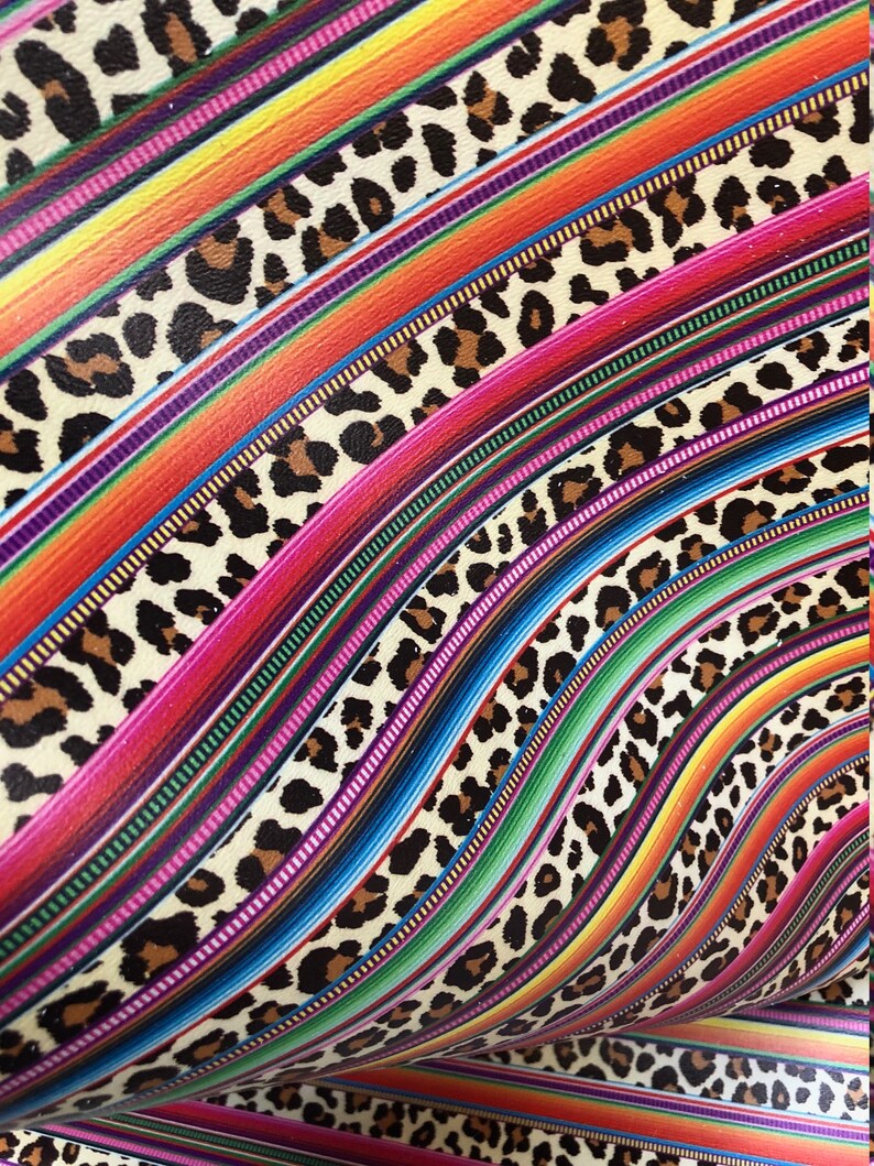 Marine Vinyl Yard Wild Serape Faux Printed Leather | Etsy