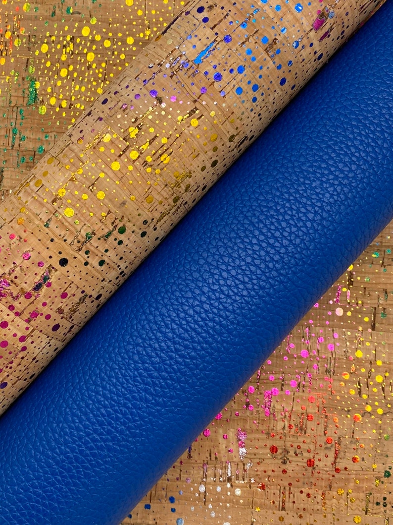Metallic Rainbow Cork 12 X 24 Sheet / Genuine Cork Sheet - Etsy