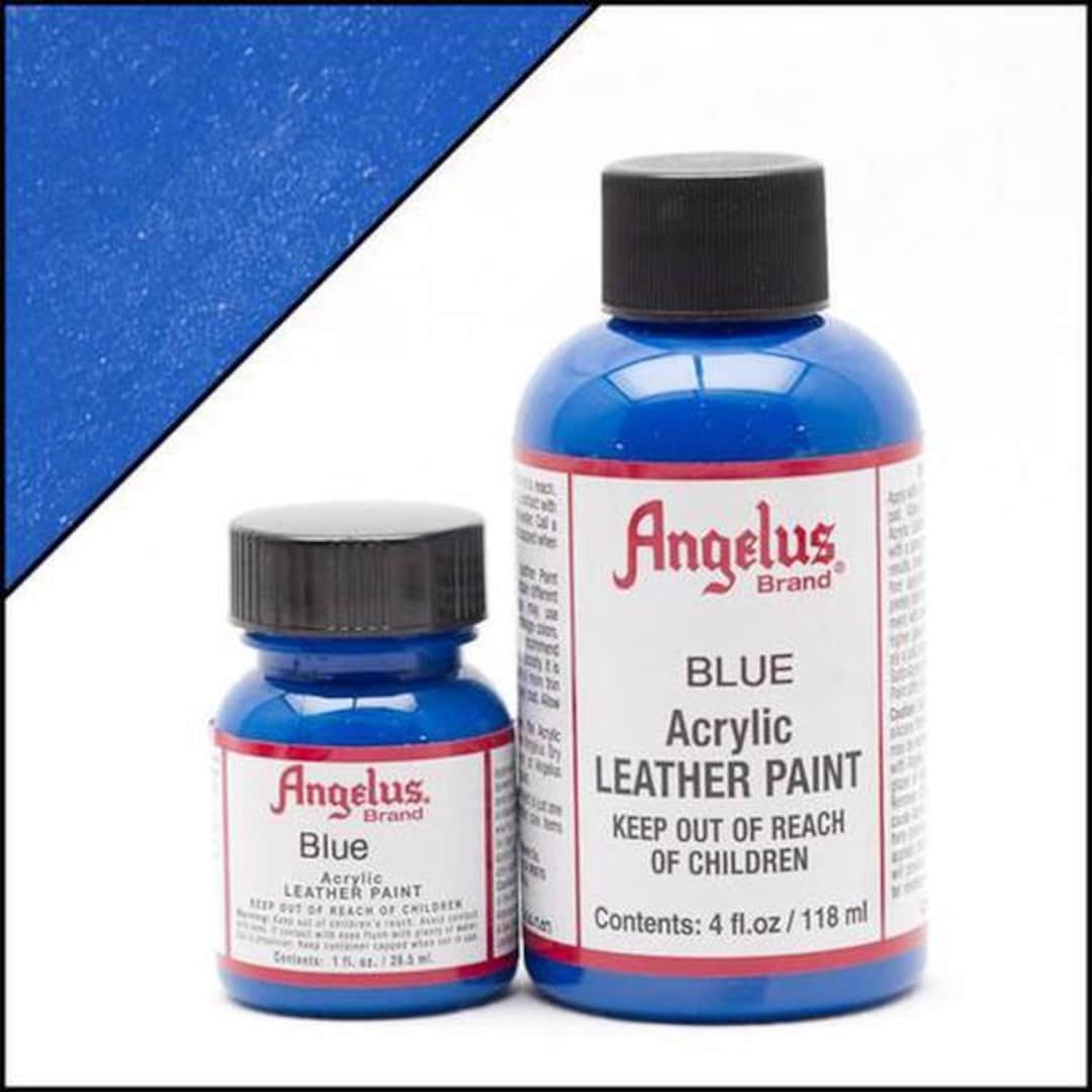 Angelus Blue Acrylic Paint Leather Acrylic Paint Shoe - Etsy
