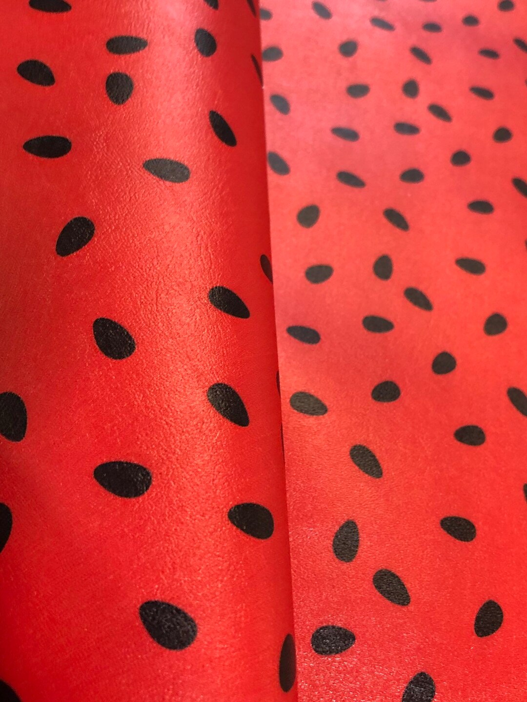 Marine Vinyl Yard - Watermelon Seeds Printed Faux Leather - Etsy