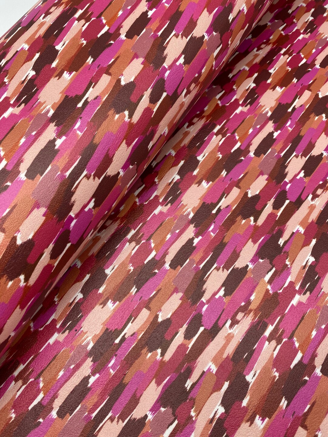 Marine Vinyl Sheet - Mauve Brush Strokes| Faux Leather Sheet | Earring ...
