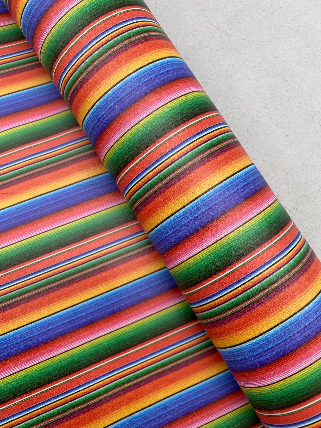 Printed Smooth Leather Serape Print on Smooth Cowhide - Etsy