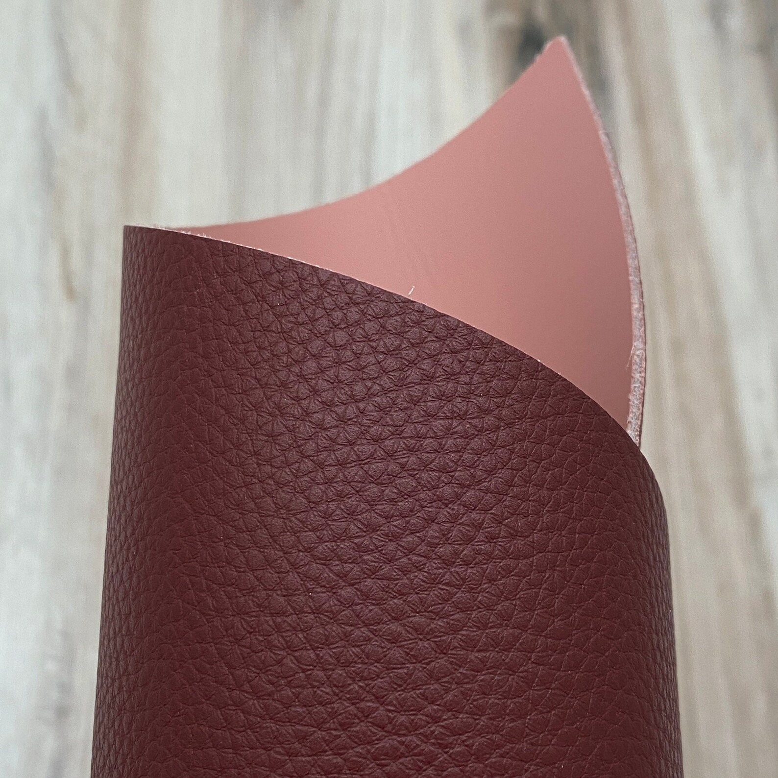 Cowhide Leather Merlot Double Sided Cowhide Split Leather - Etsy