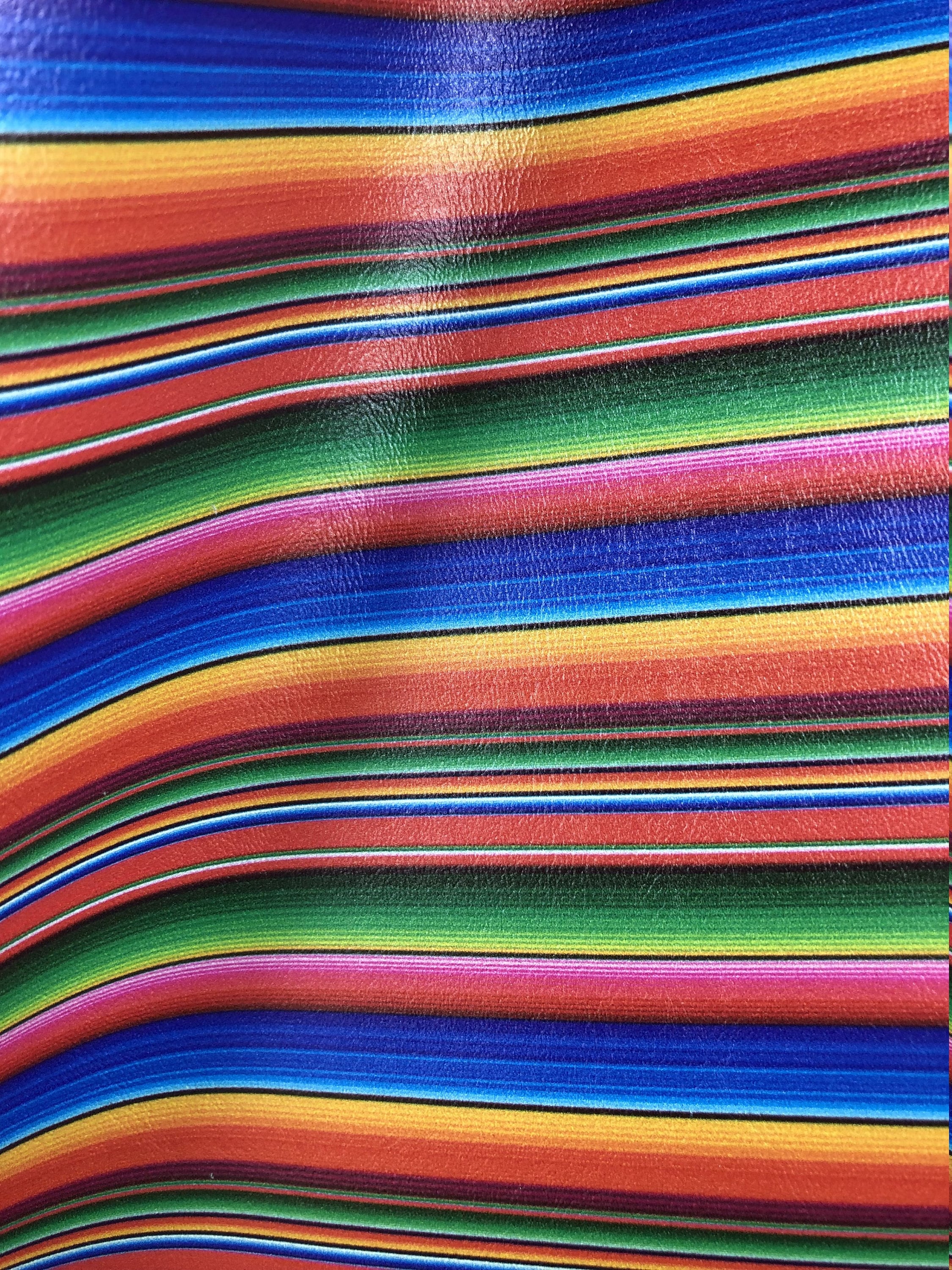 Marine Vinyl Yard Serape Faux Printed Leather Earring - Etsy