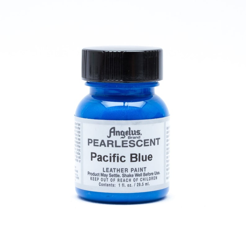 Angelus Pearlescent Paint Pacific Blue / 1oz and 4oz Bottles - Etsy