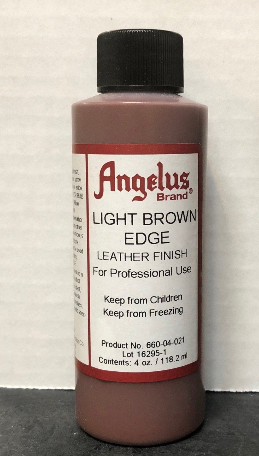 Angelus Edge Leather Finish - Light Brown - Etsy