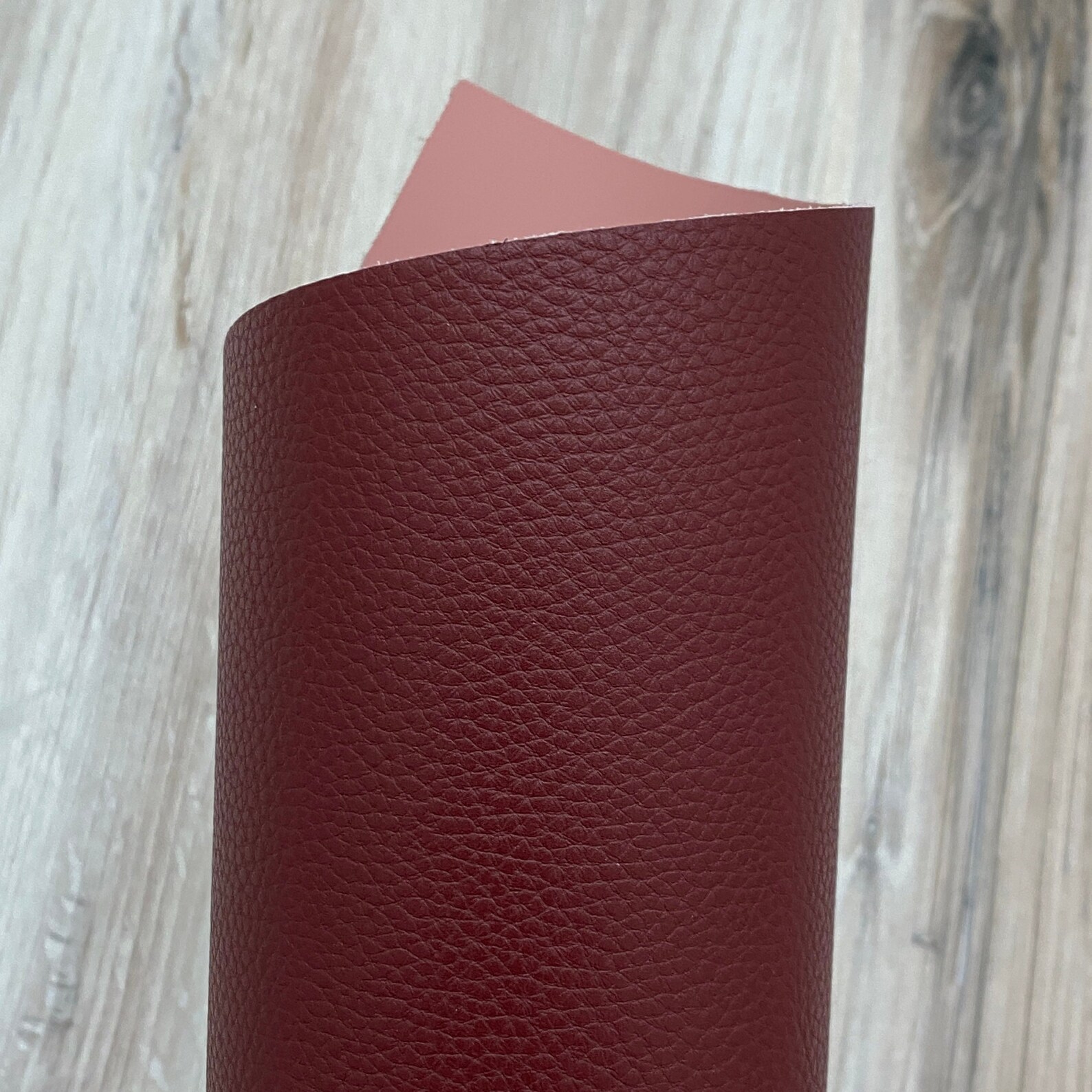 Cowhide Leather Merlot Double Sided Cowhide Split Leather | Etsy