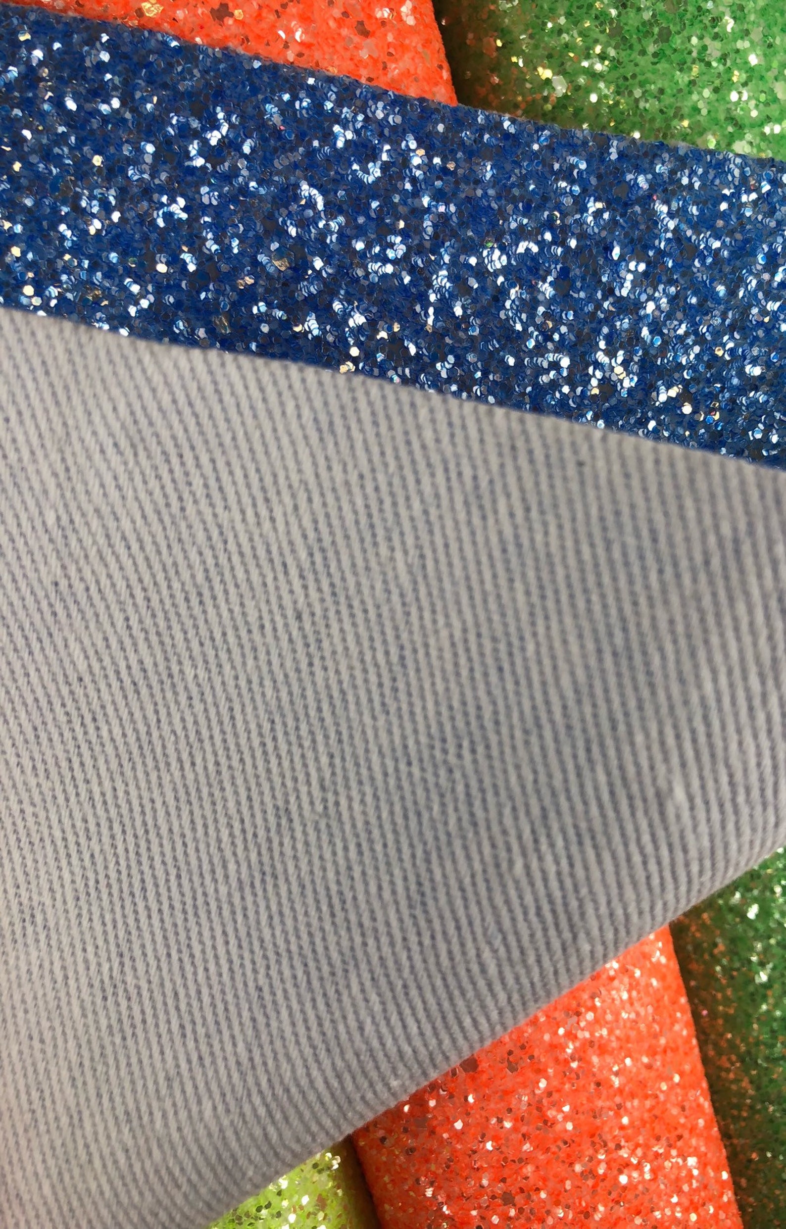 Glitter Faux Leather Bright Colors Choose Color Chunky - Etsy