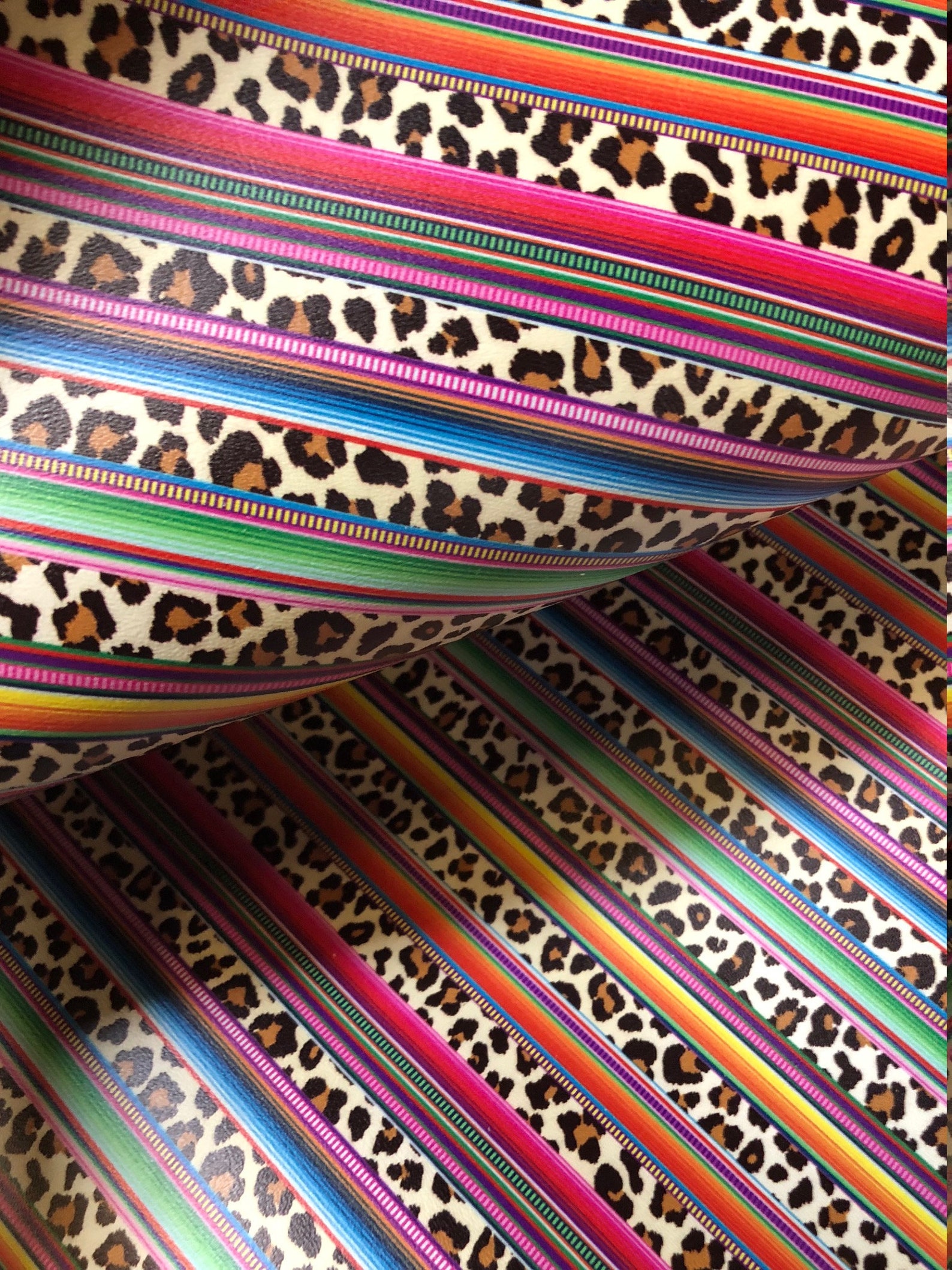 Marine Vinyl Yard Wild Serape Faux Printed Leather | Etsy