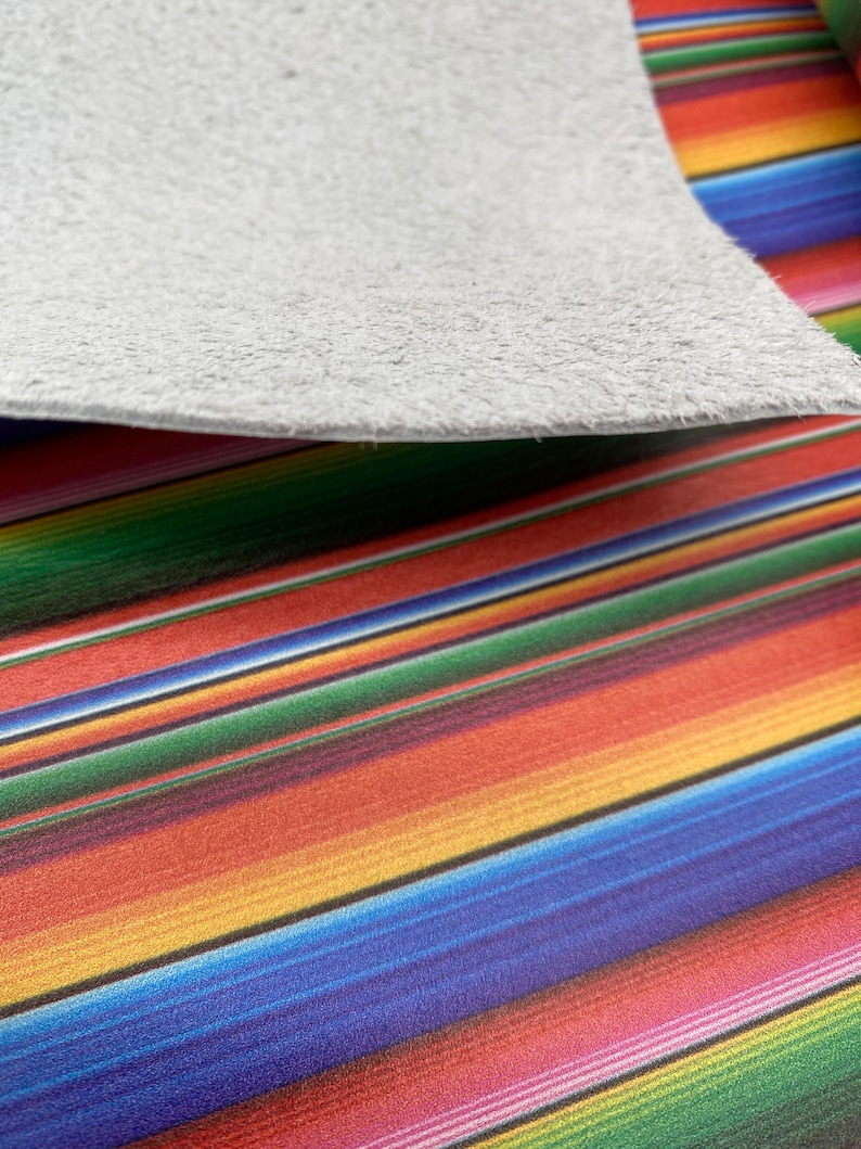 Printed Smooth Leather Serape Print on Smooth Cowhide - Etsy