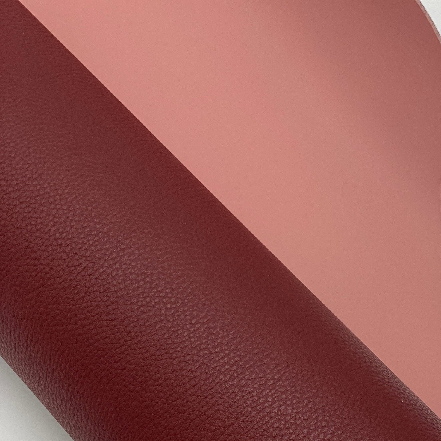 Cowhide Leather Merlot Double Sided Cowhide Split Leather | Etsy