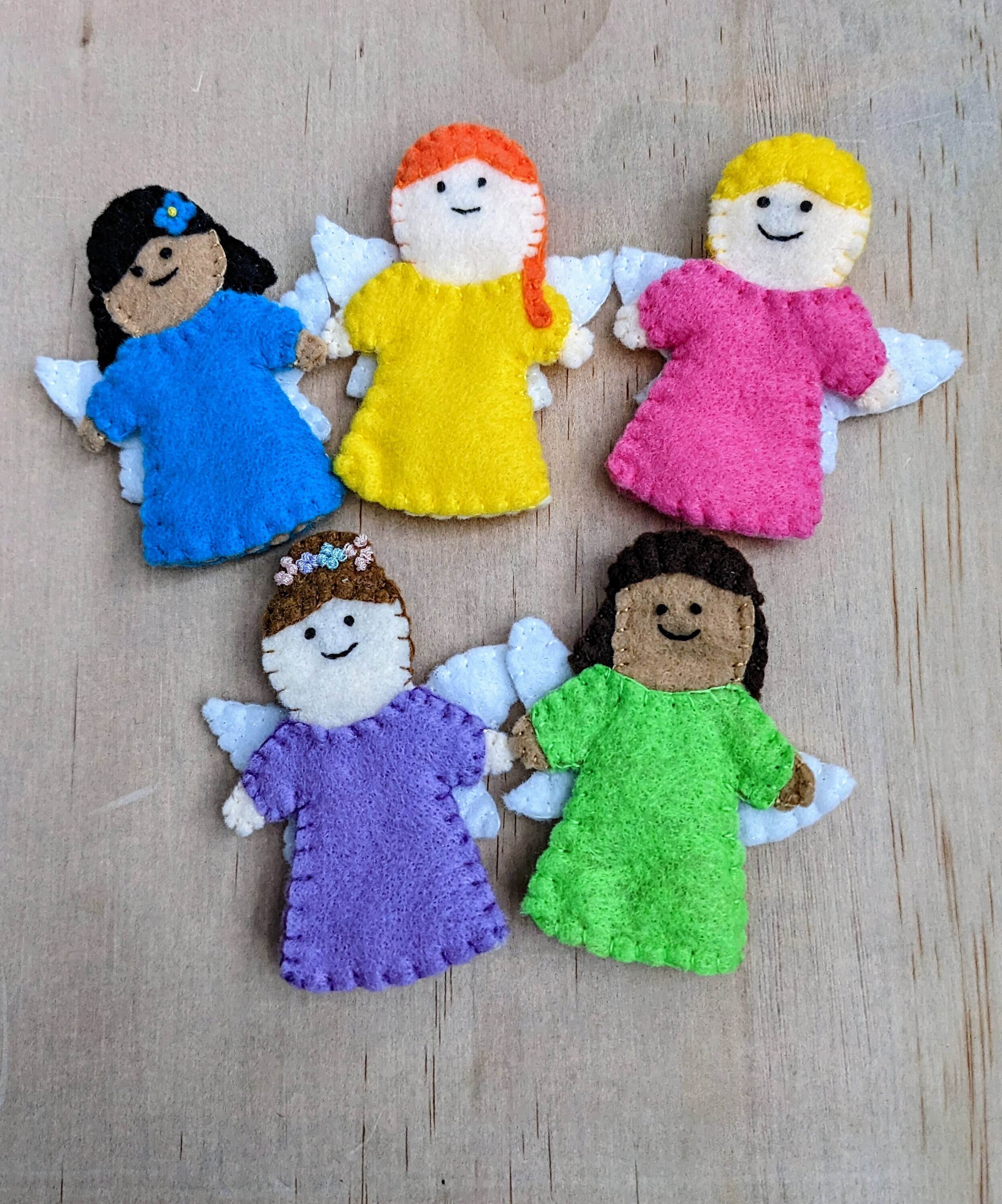 Fairy, Fantasy Finger Puppets - Etsy