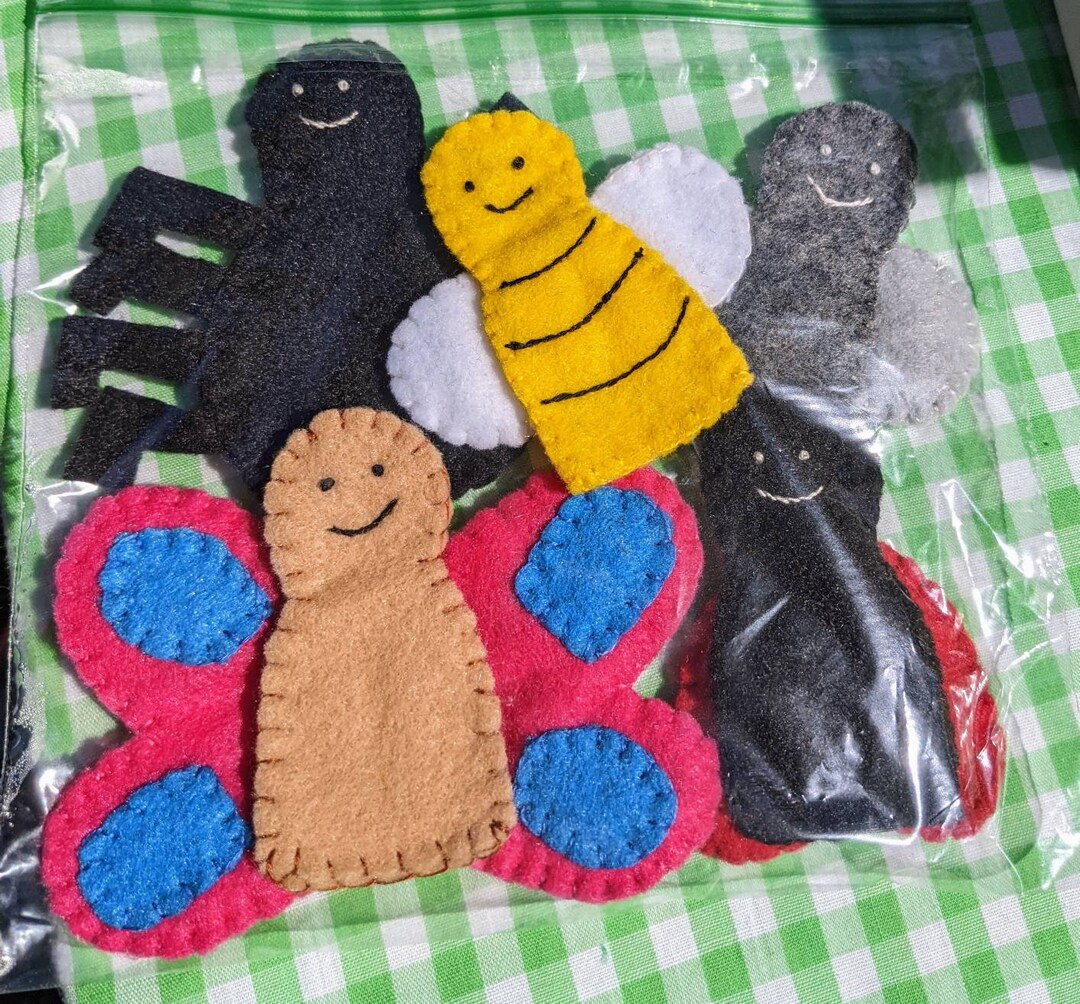 Bug Finger Puppets - Etsy