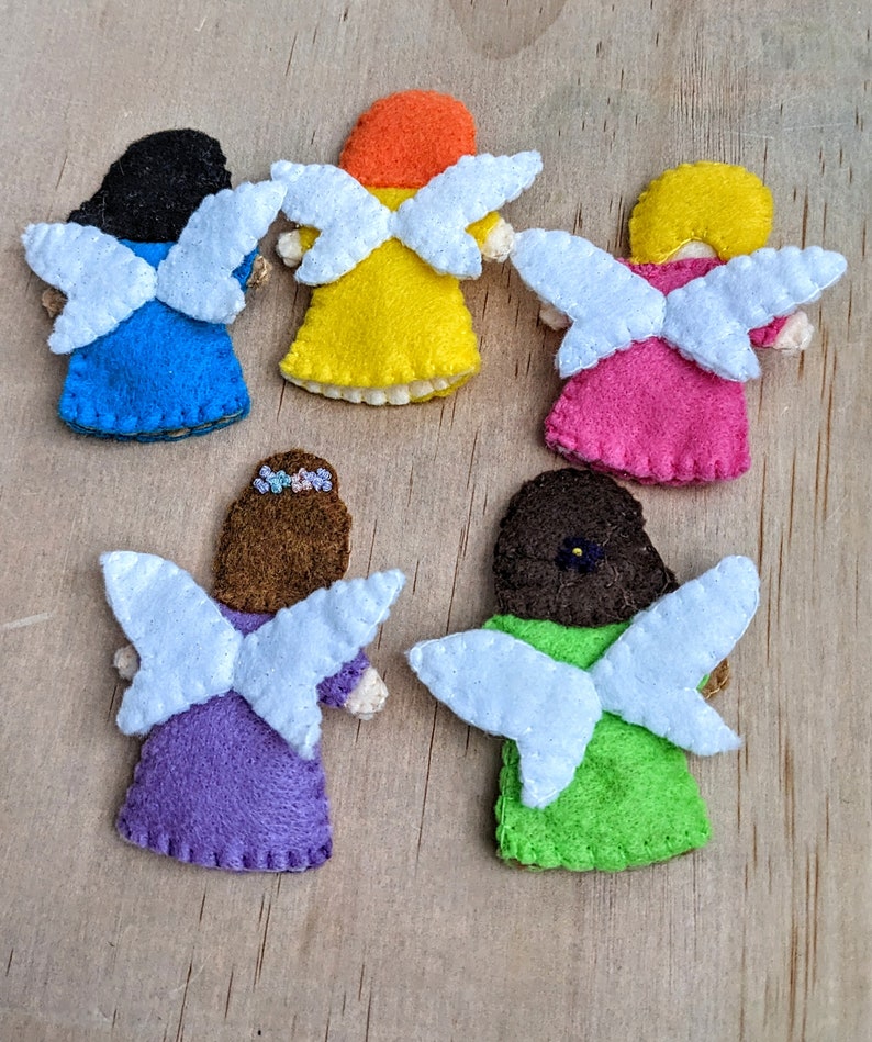 Fairy, Fantasy Finger Puppets - Etsy