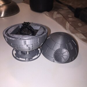 Death Star Ring Box 3D Printed Wedding Ring Box - Etsy