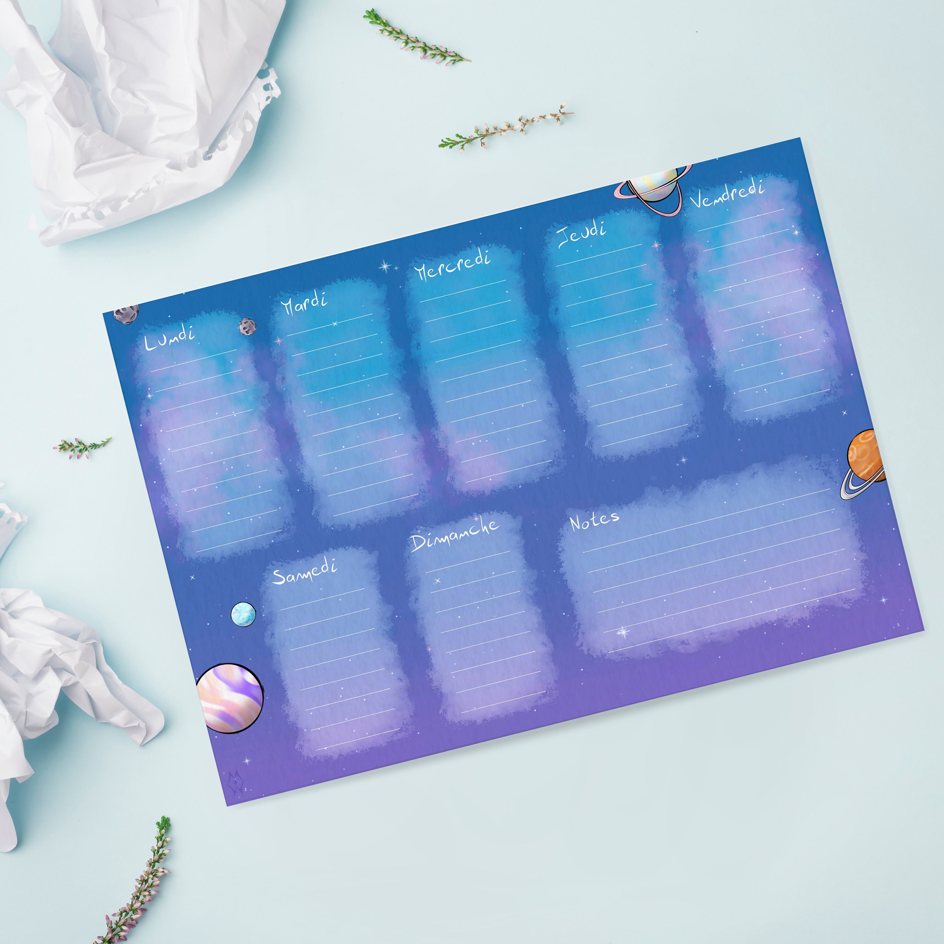 Printable Space Planner - Instant Download - Etsy
