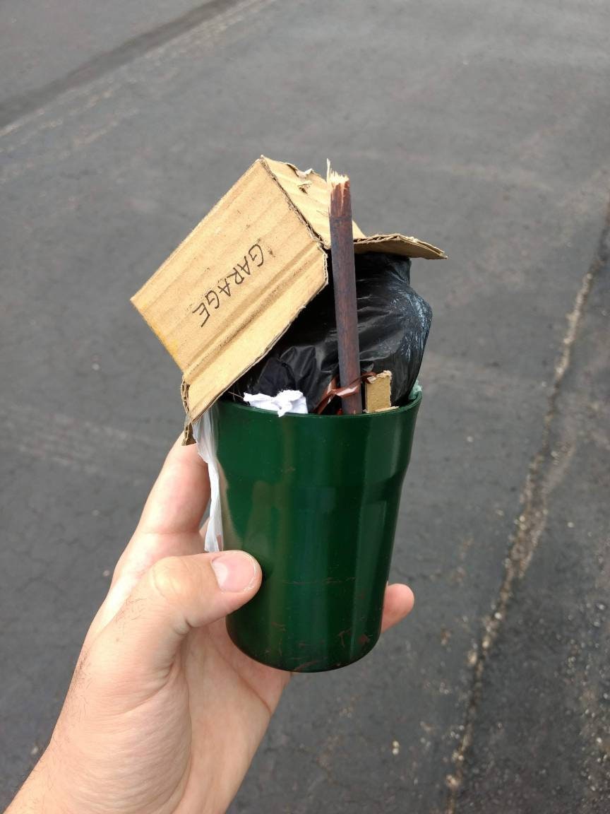 RANDOM Decorative Miniature TRASH CAN | Etsy