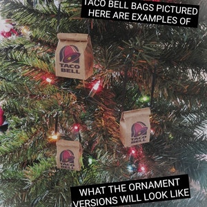 CHIPOTLE Miniature Bag (KEYCHAIN + Magnet + Ornament Options) - Etsy